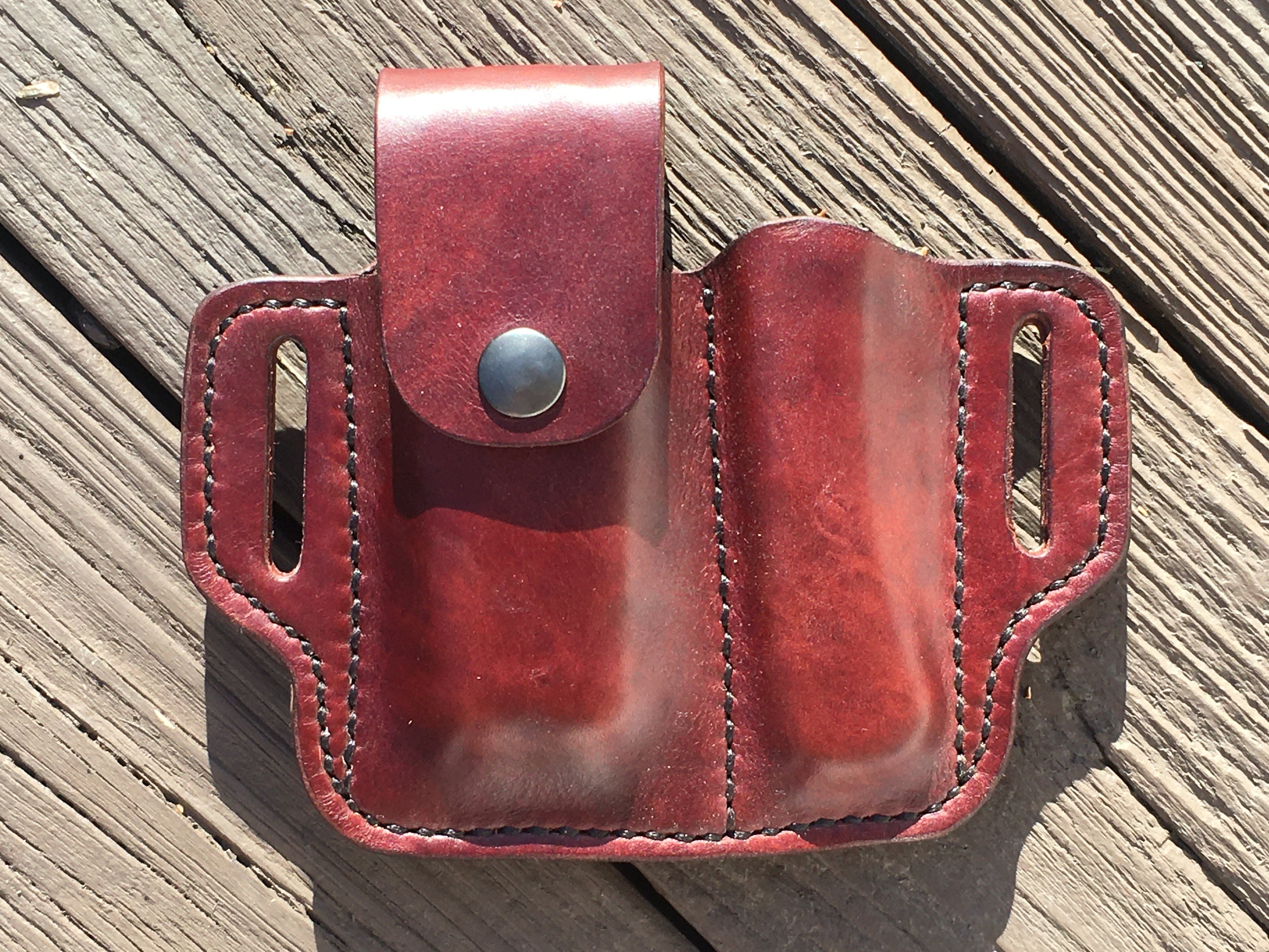 Custom Leather Sheath for Buck 110 and Multitool Optional Bit - Etsy