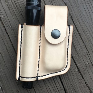 Custom Sheath for Leatherman Multi Tool and Flashlight EDC (add Flap ...