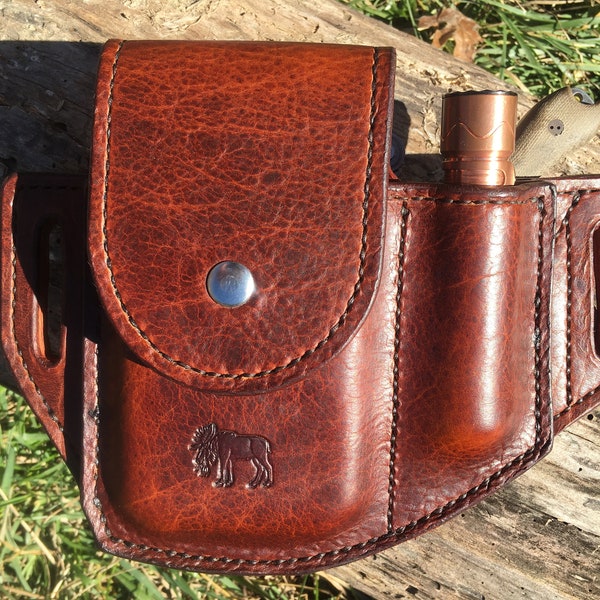Leather Knife Pouch - Etsy