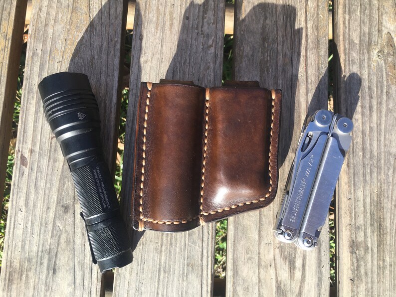Custom Sheath for Leatherman Multi Tool and Flashlight - Etsy