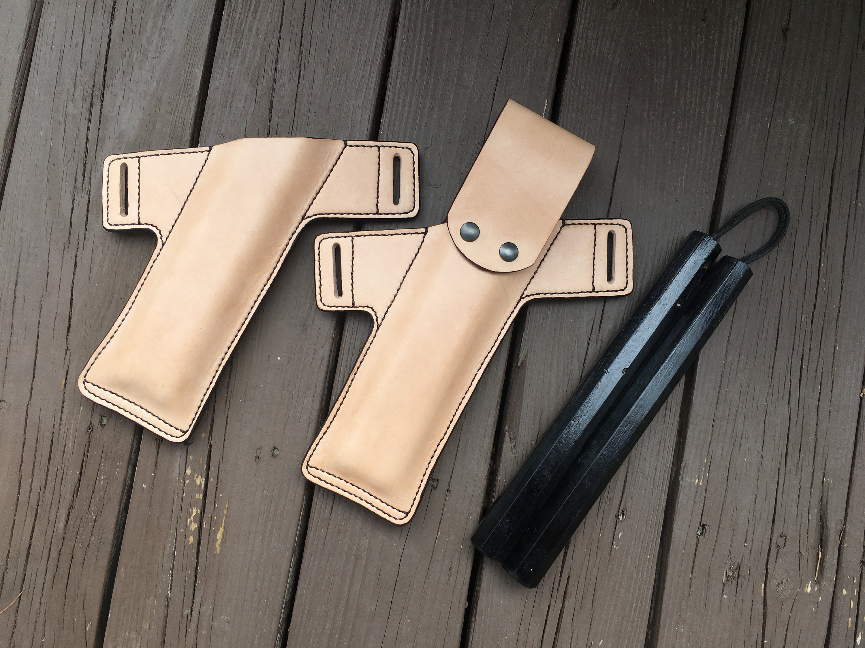Custom Handmade Nunchucks Leather Sheath can Be Customized | Etsy