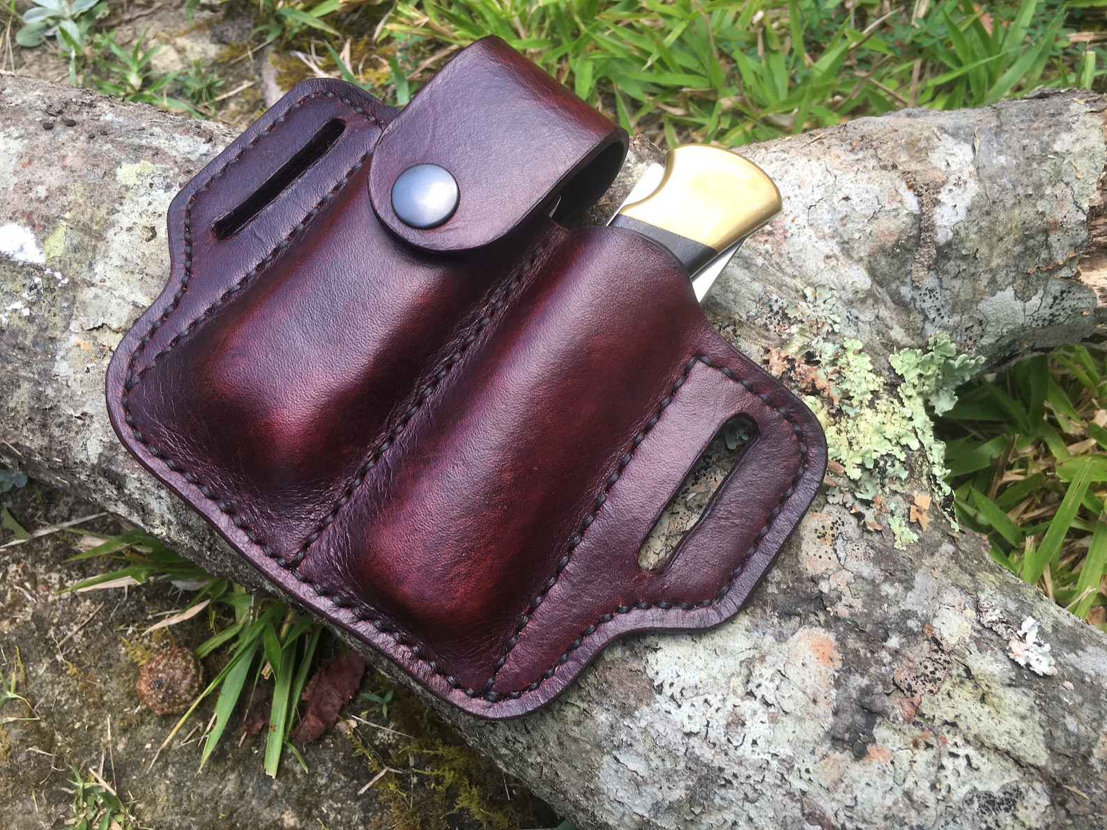 Custom Leather Sheath for Buck 110 and Multitool Optional Bit - Etsy