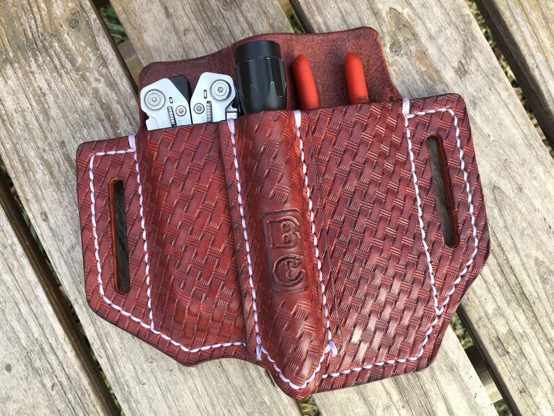Handmade Leather Sheath for Multitool Flashlight Pen EDC - Etsy