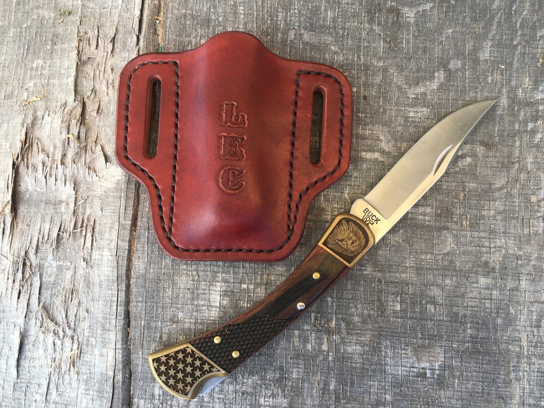 Buck 110 Leather Sheath, American Made - Etsy