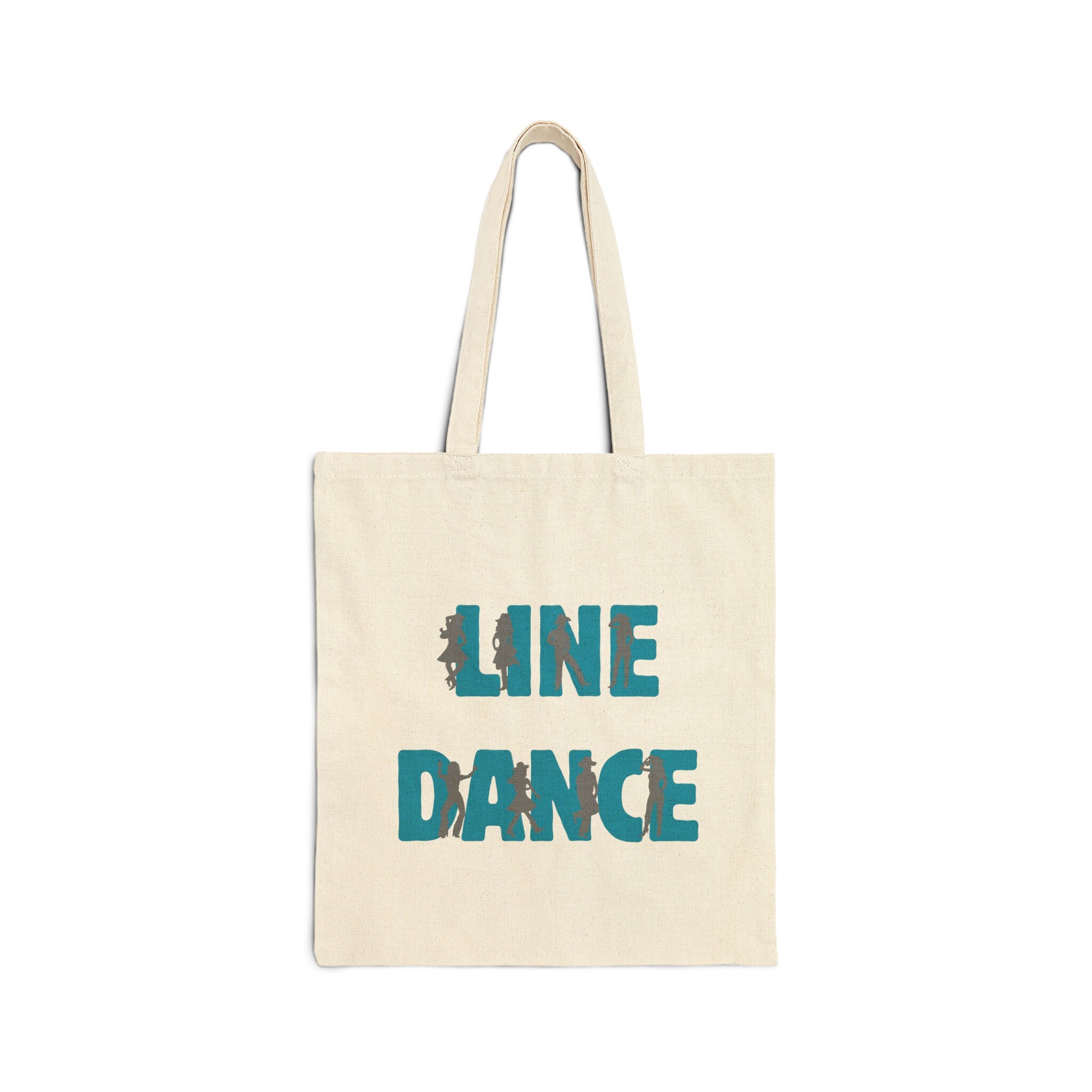 Line Dance Cotton Canvas Tote Bag, Line Dance Gift - Etsy