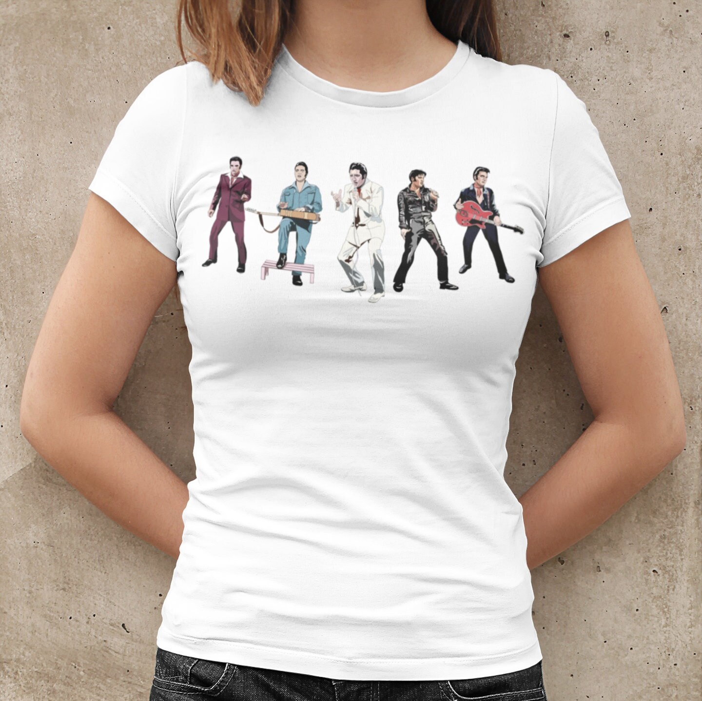 Elvis Presley 68 Comeback Special Fashion Tshirt Elvis Gift women's ...