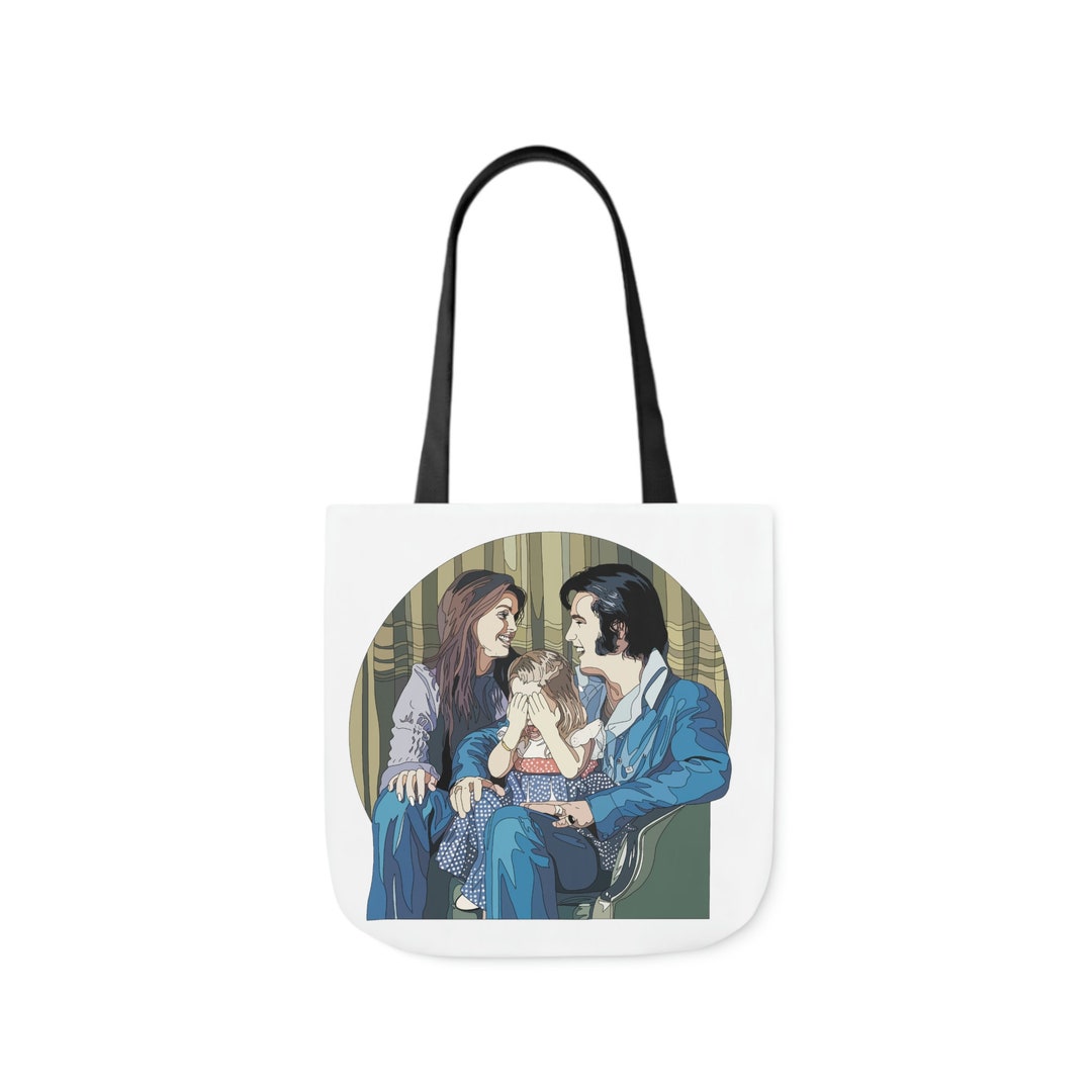 Elvis and Priscilla Presley Tote, Lisa Marie Presley Tote Bag ...