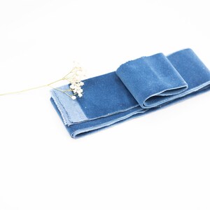 Rust and Blue Thick Velvet Ribbon for Weaving and All Kind of Crafts ...