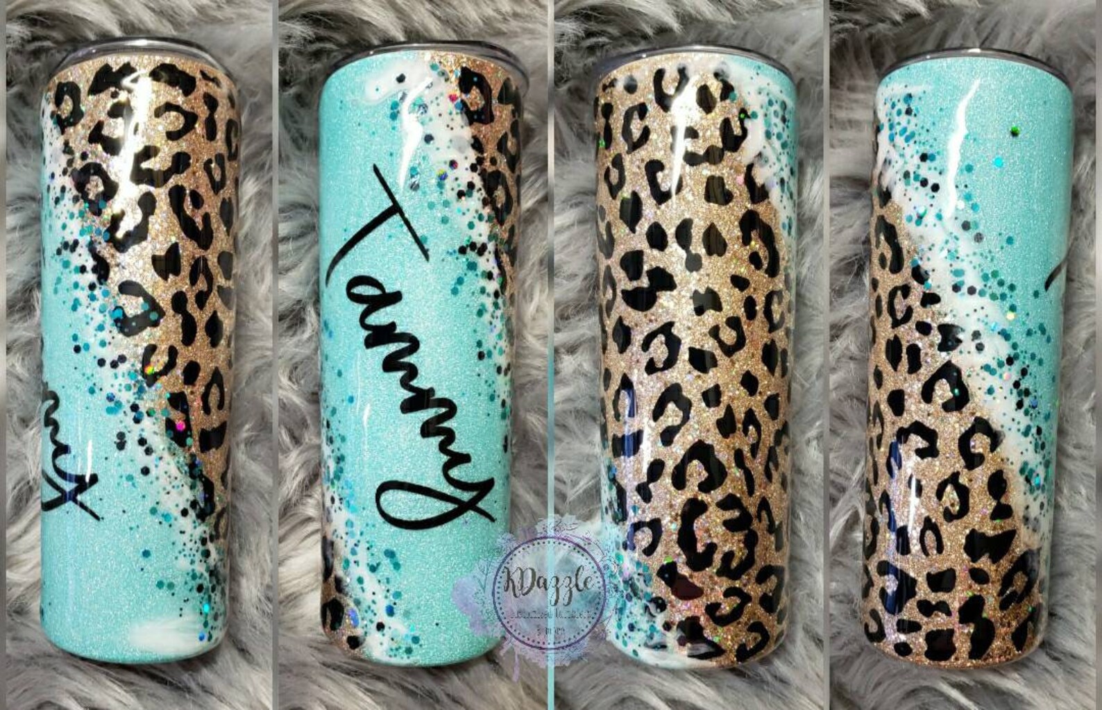 Cheetah Leopard Print Tumbler | Personalized Tumbler | Stainless Steel ...