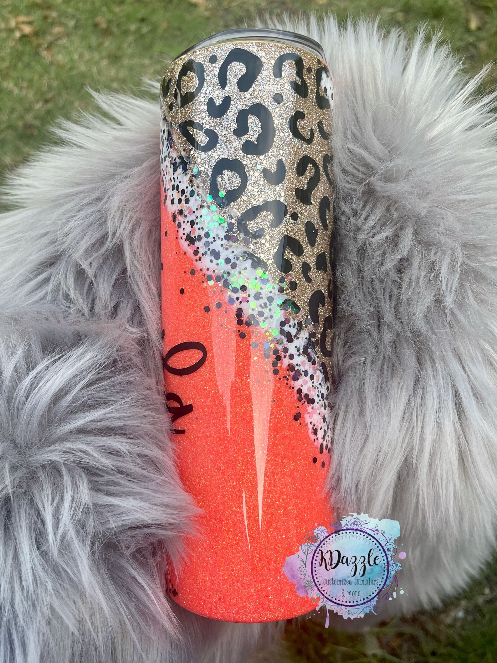 Cheetah Leopard Print Tumbler Personalized Tumbler - Etsy