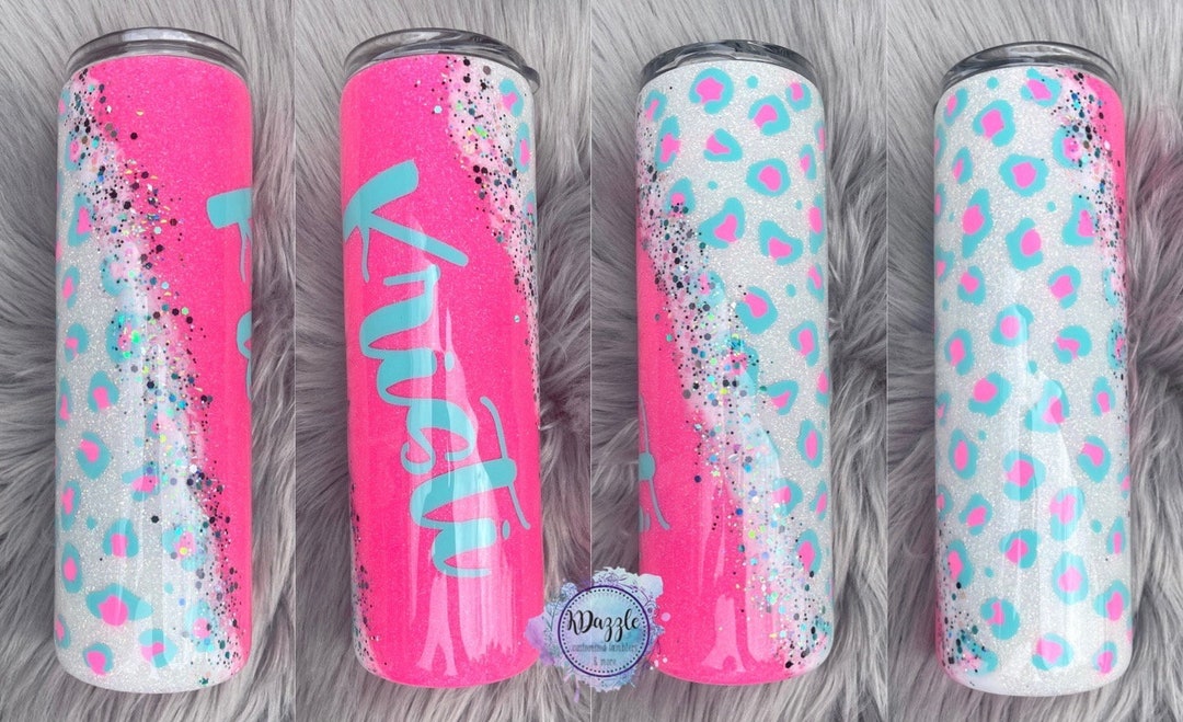 Cheetah Leopard Print Tumbler | Personalized Tumbler | Stainless Steel ...