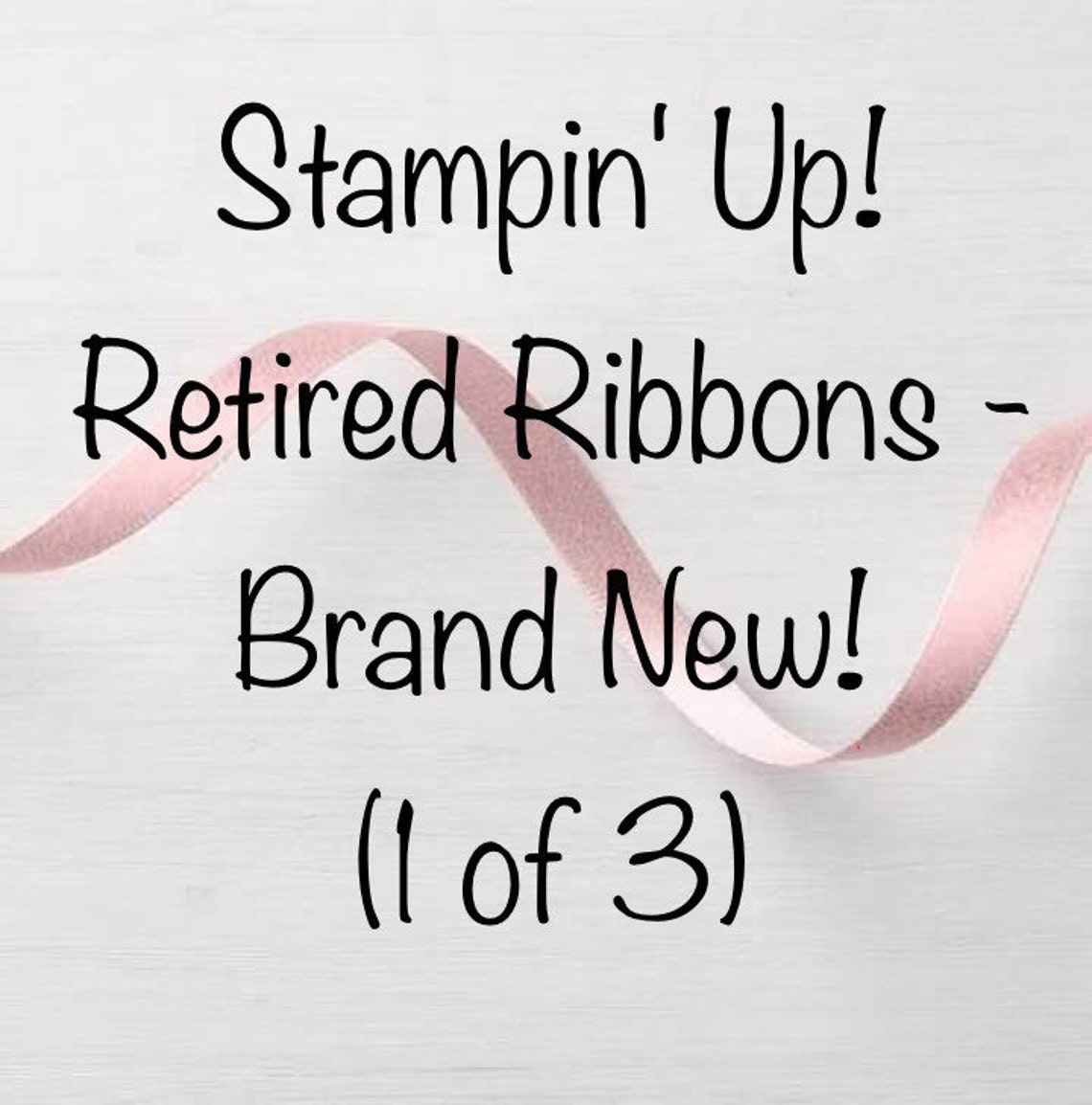 Stampin Up Retired Ribbon Brand New - Etsy