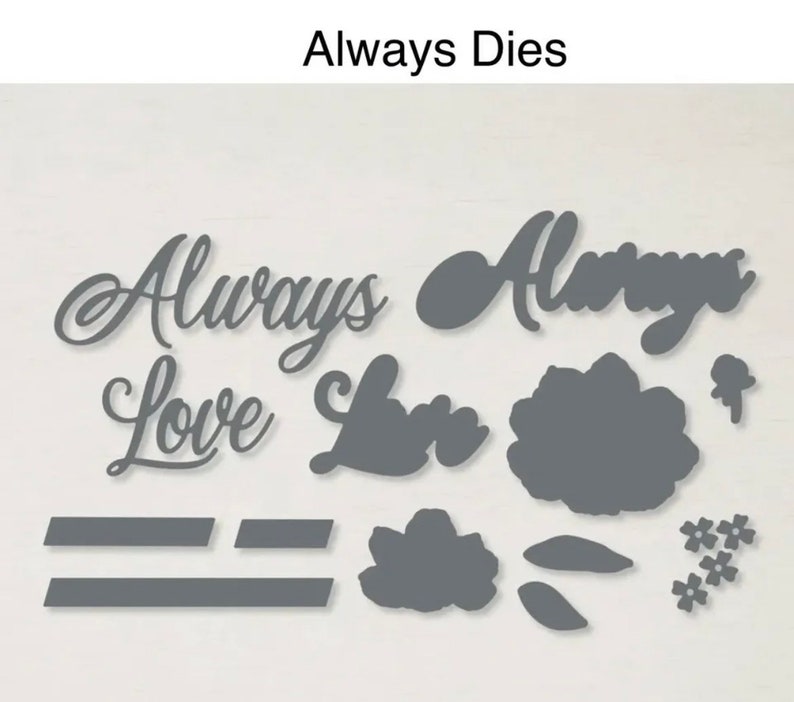 Stampin’ Up! Retired Dies Brand New! - Etsy
