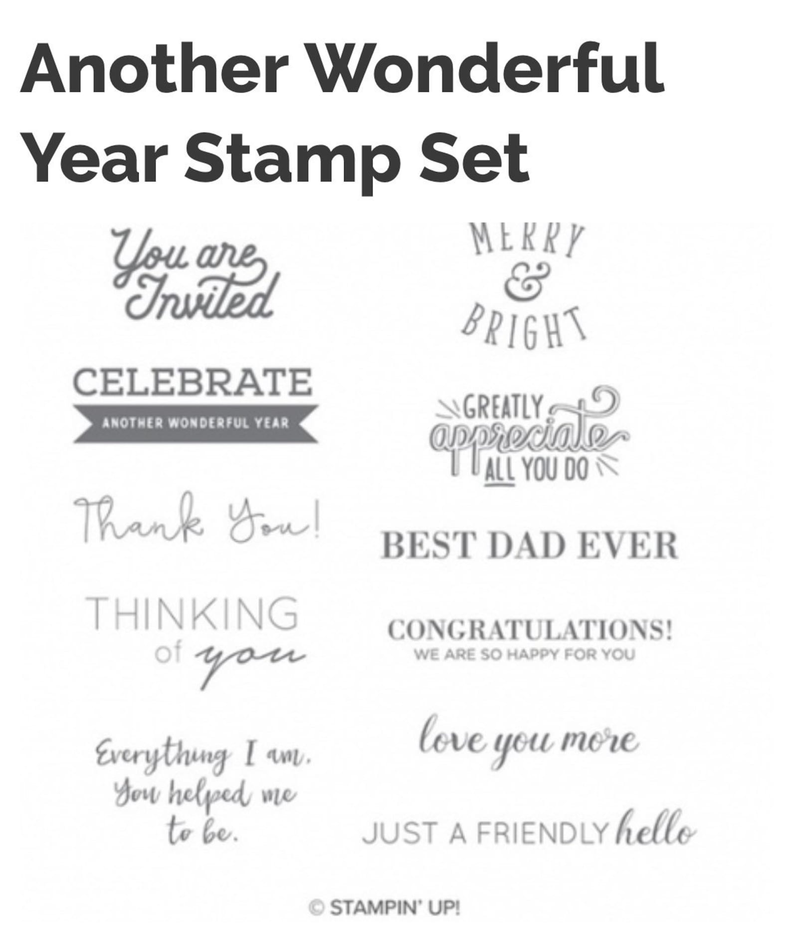 Stampin’ up Brand New Retired Stamp Sets - Etsy