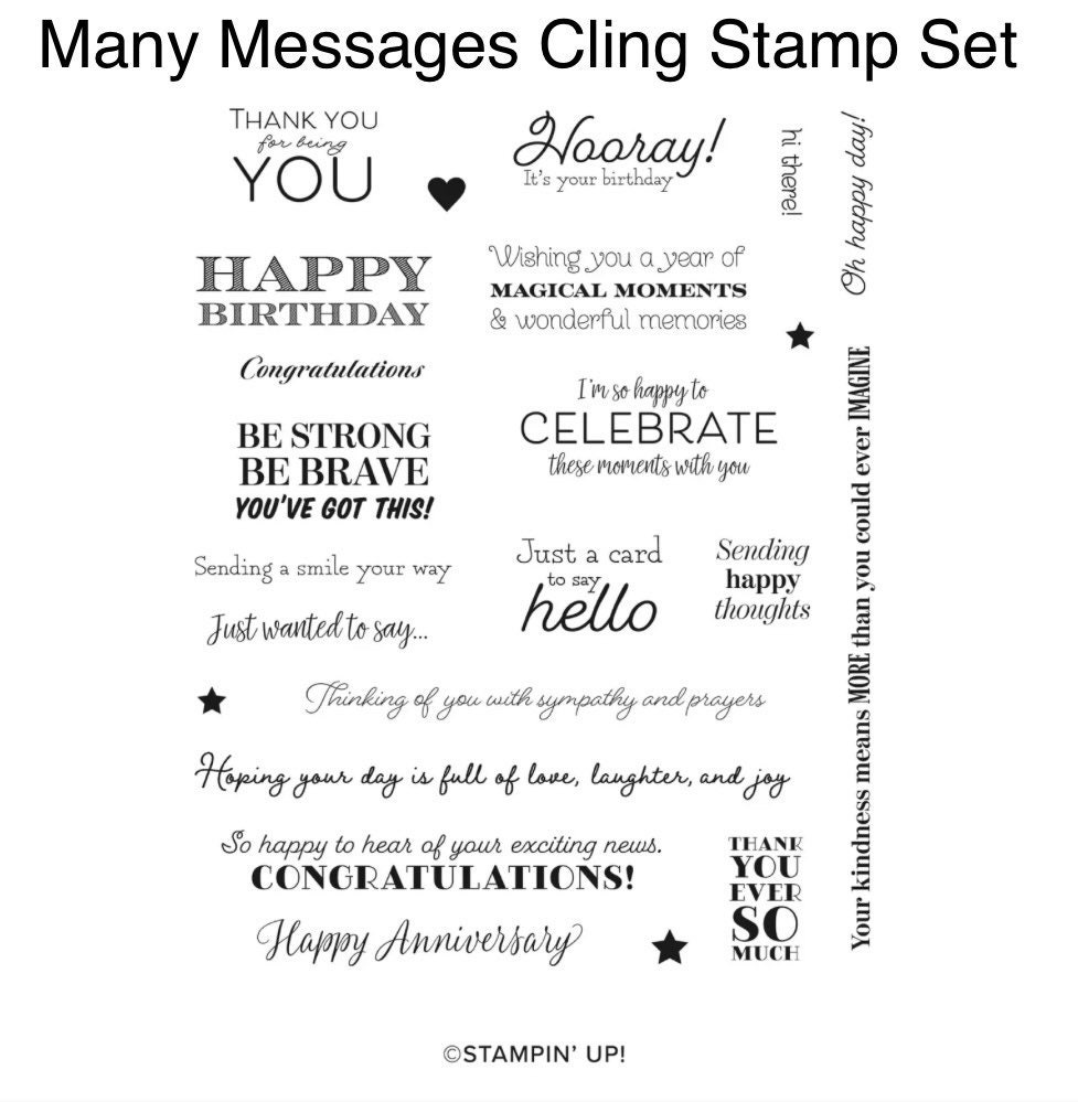 Stampin’ up Brand New Retired Stamp Sets - Etsy