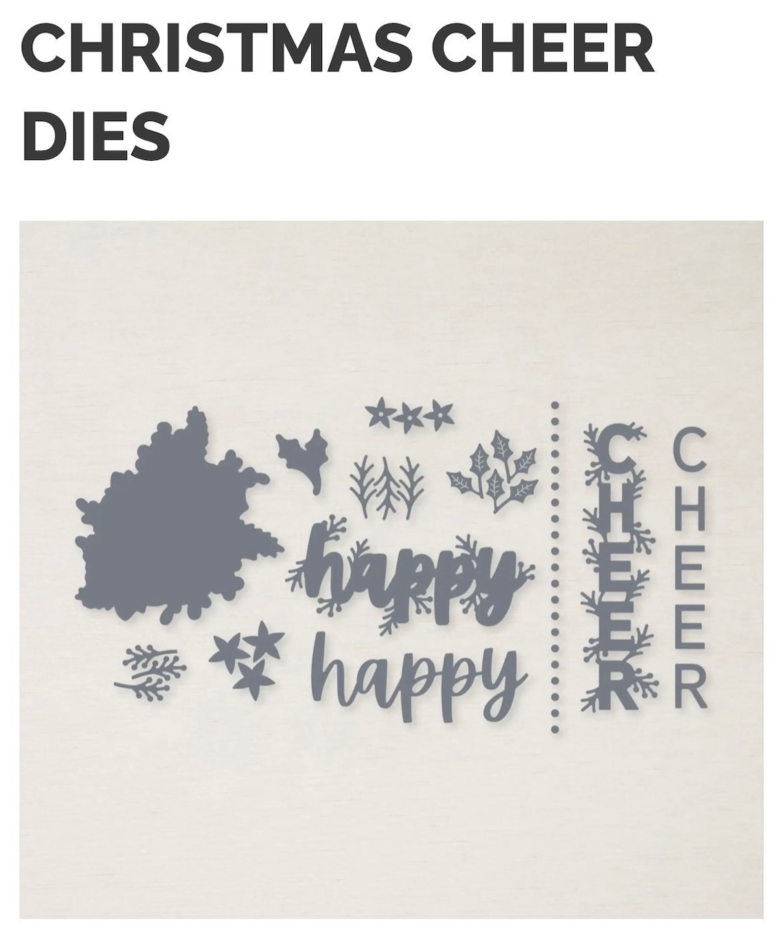Stampin’ Up! Retired Dies Brand New! - Etsy