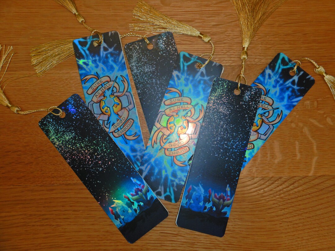 Holographic Vinyl Bookmarks - Etsy