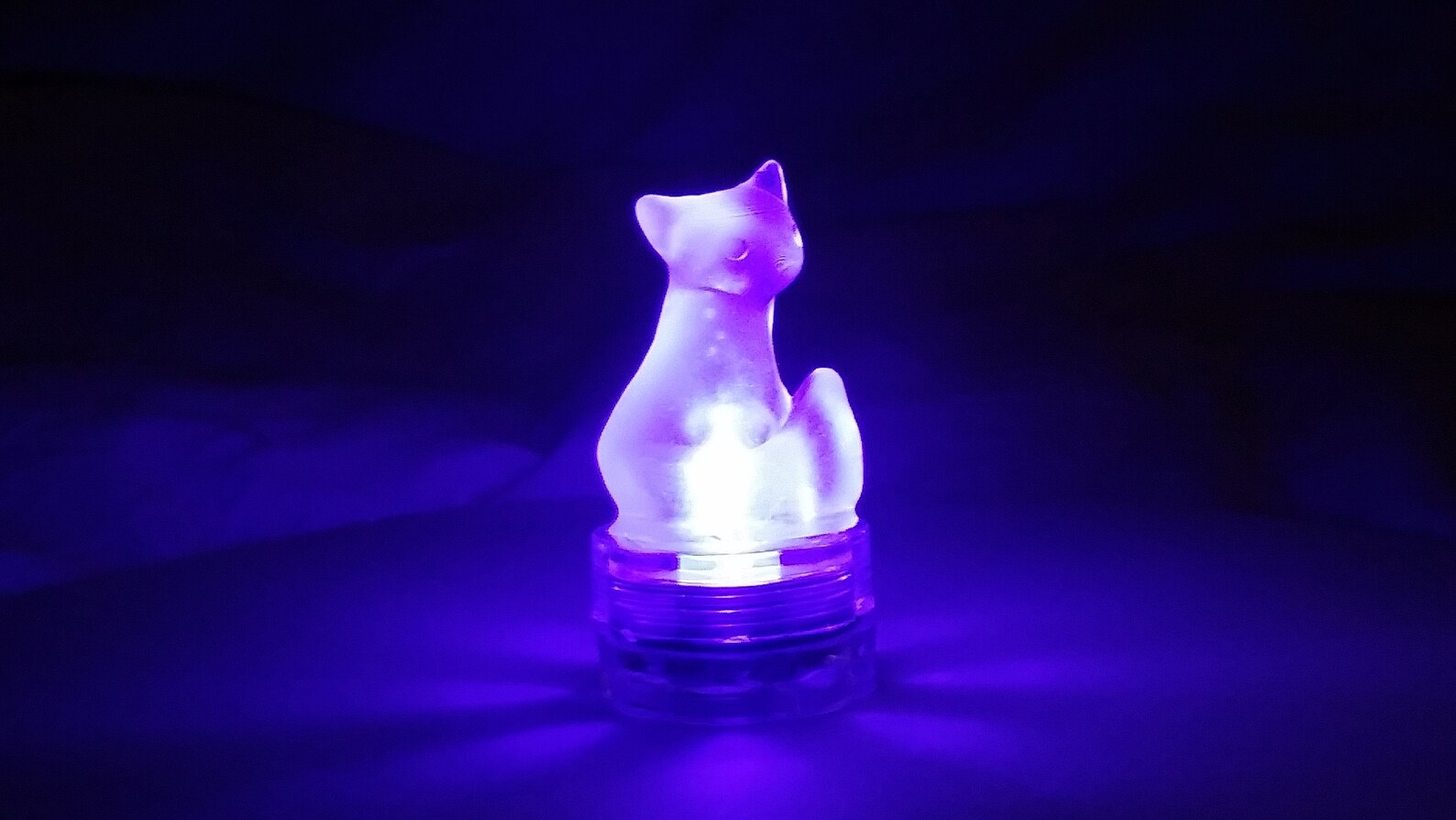 Light-up Cat Purple Night Light | Etsy