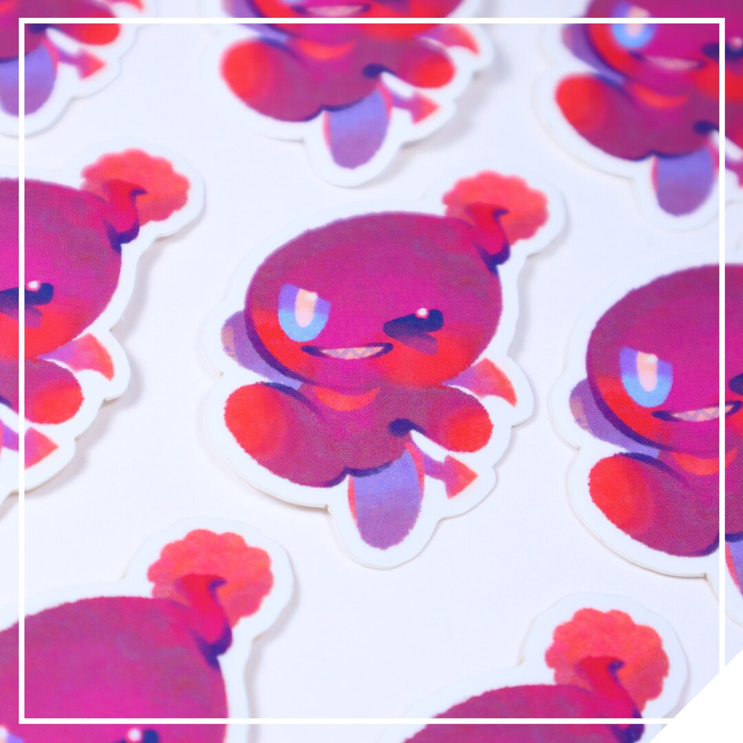 INTERNATIONAL ONLY // Devil Chao // 2in Glossy Vinyl Sticker - Etsy
