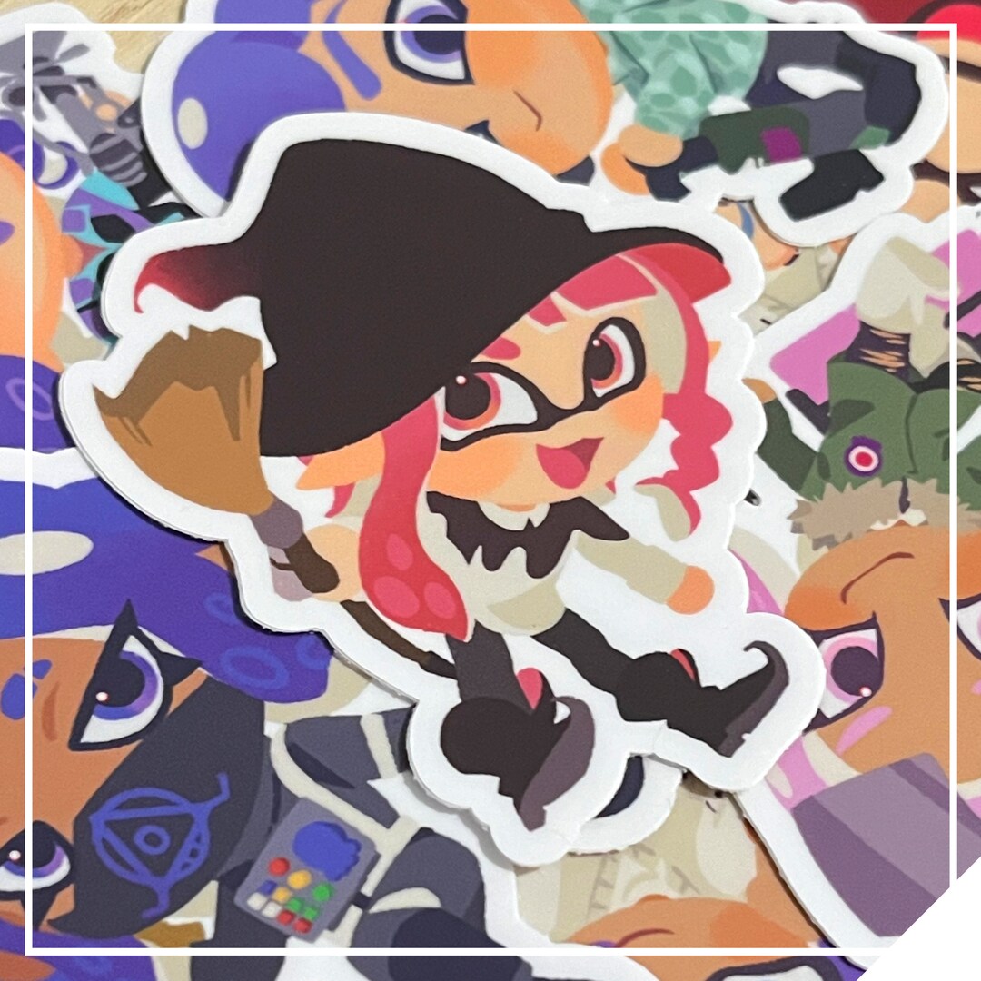 Splatoon Kids // 3in Matte Vinyl Sticker - Etsy