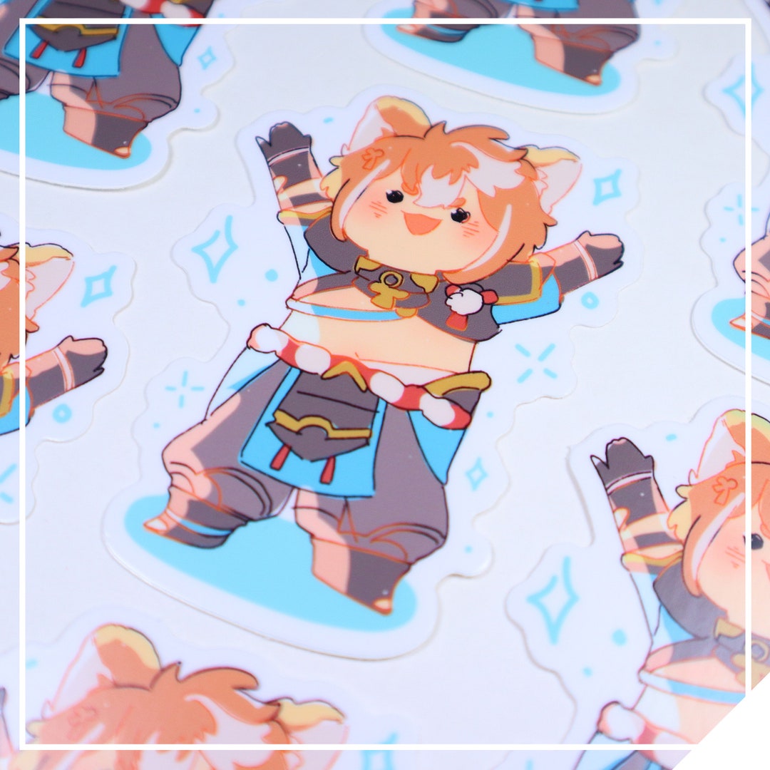 INTERNATIONAL ONLY // Silly Gorou // 3in Matte Vinyl Sticker - Etsy