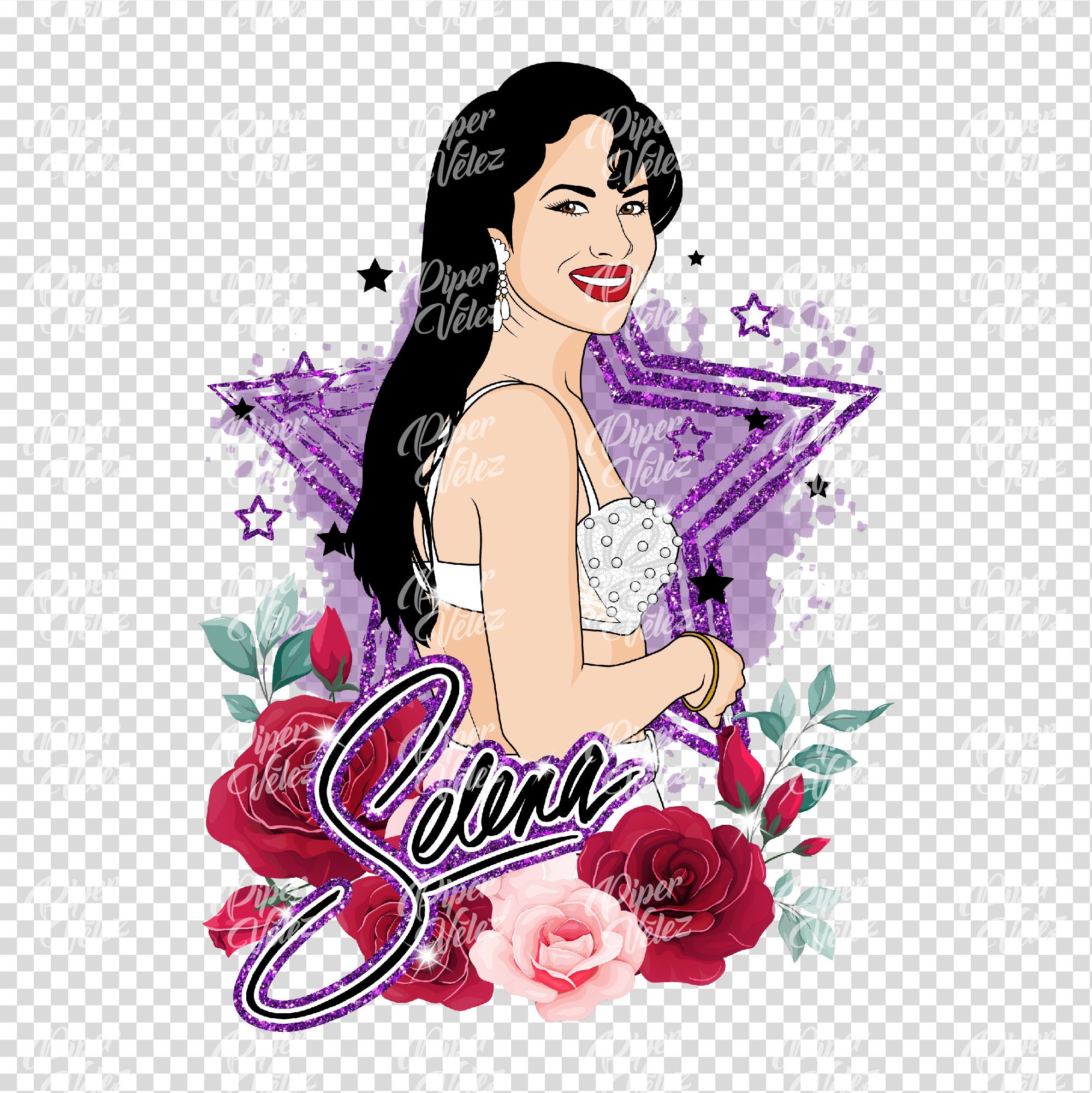 Selena Quintanilla Clipart 3 - Etsy