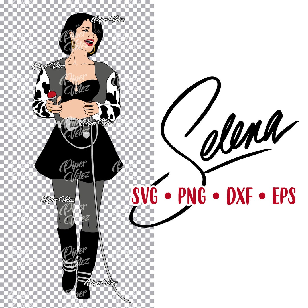 Selena Quintanilla Cow Print SVG EPS PNG - Etsy