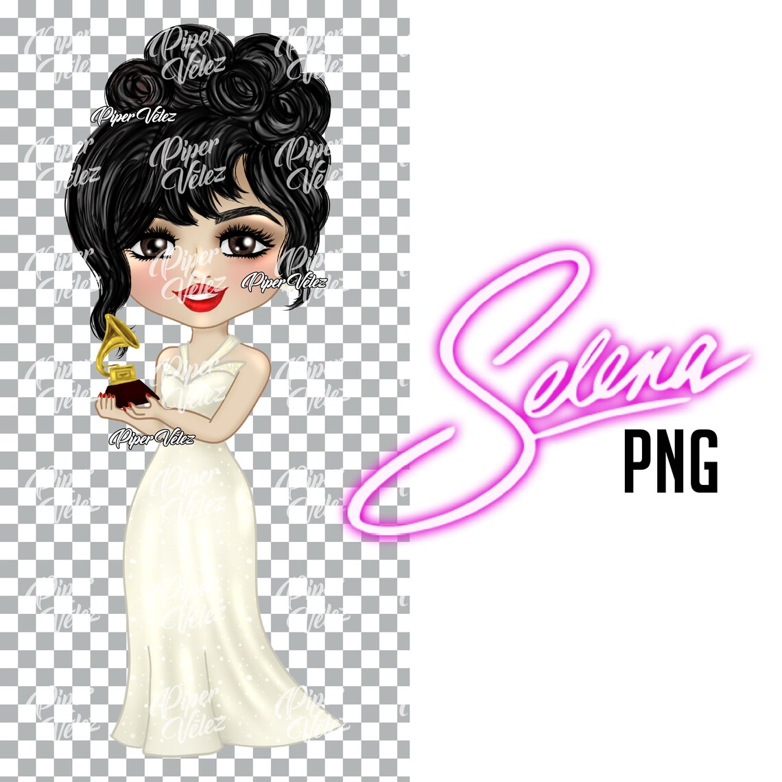 Selena Quintanilla Grammy Clipart - Etsy
