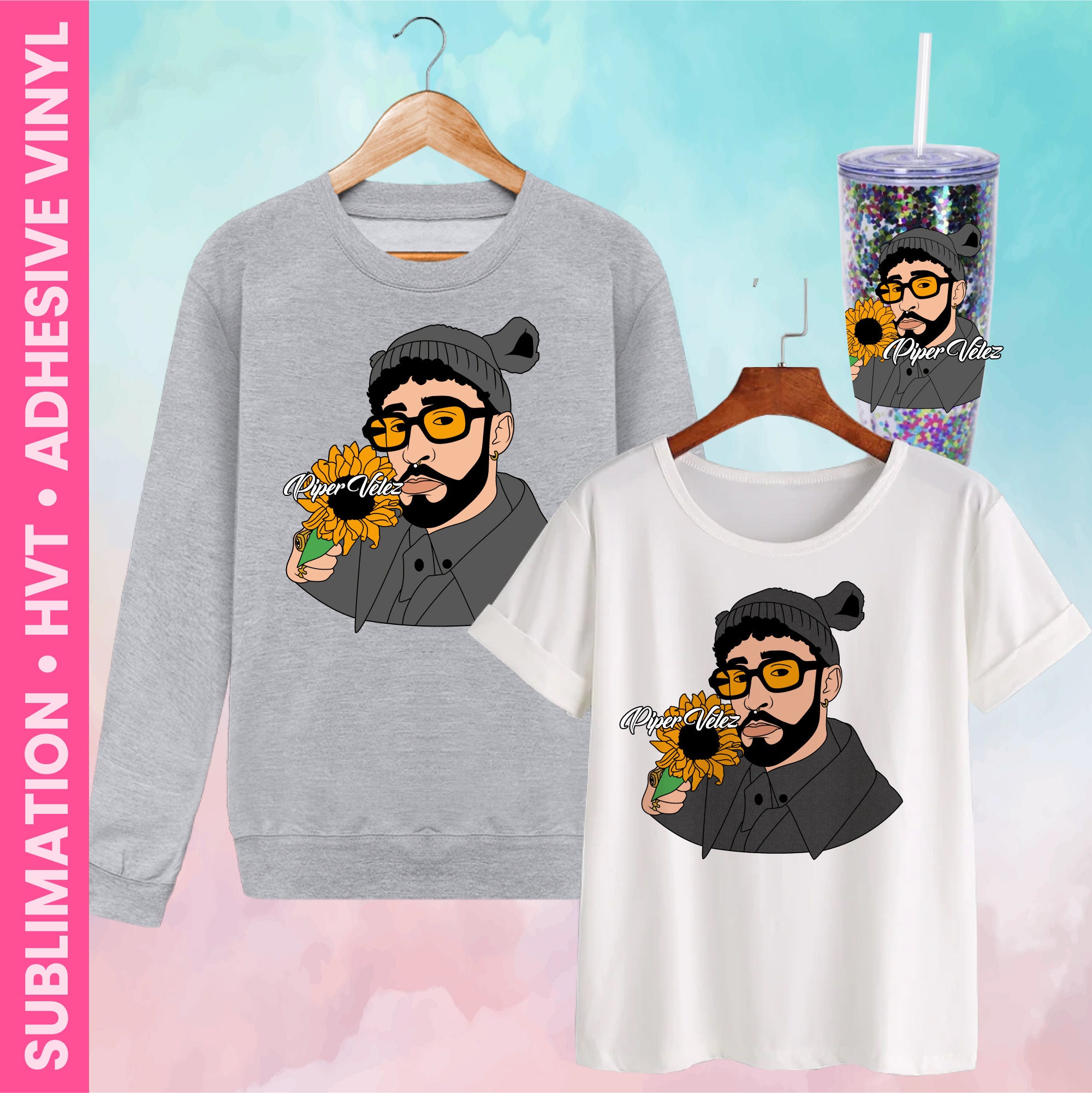 Bad Bunny SVG Clipart PNG Bad Bunny Vector | Etsy UK