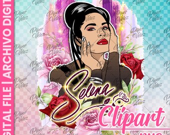 Selena Quintanilla Clipart PNG JPG - Etsy