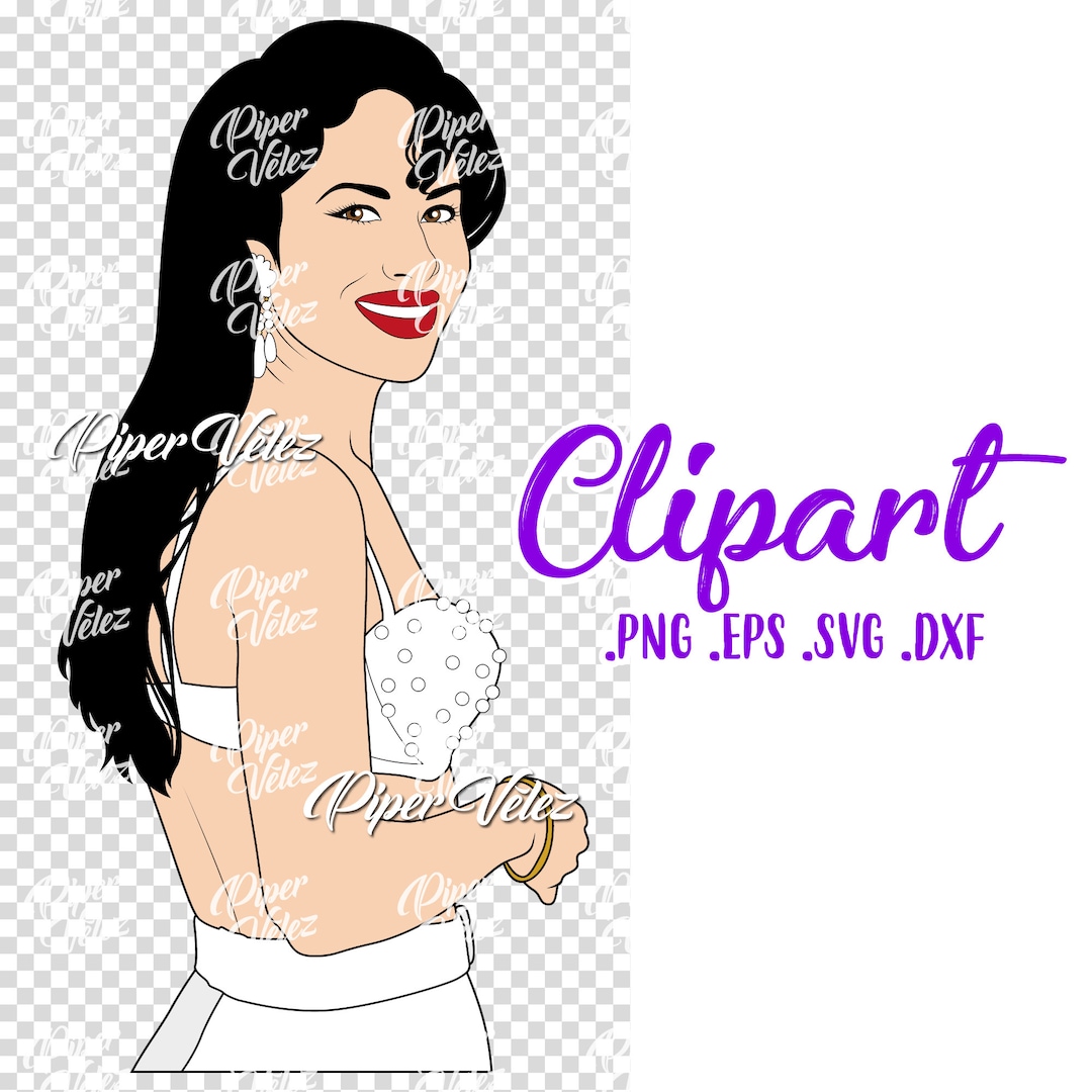Selena Quintanilla Clipart SVG EPS DXF - Etsy