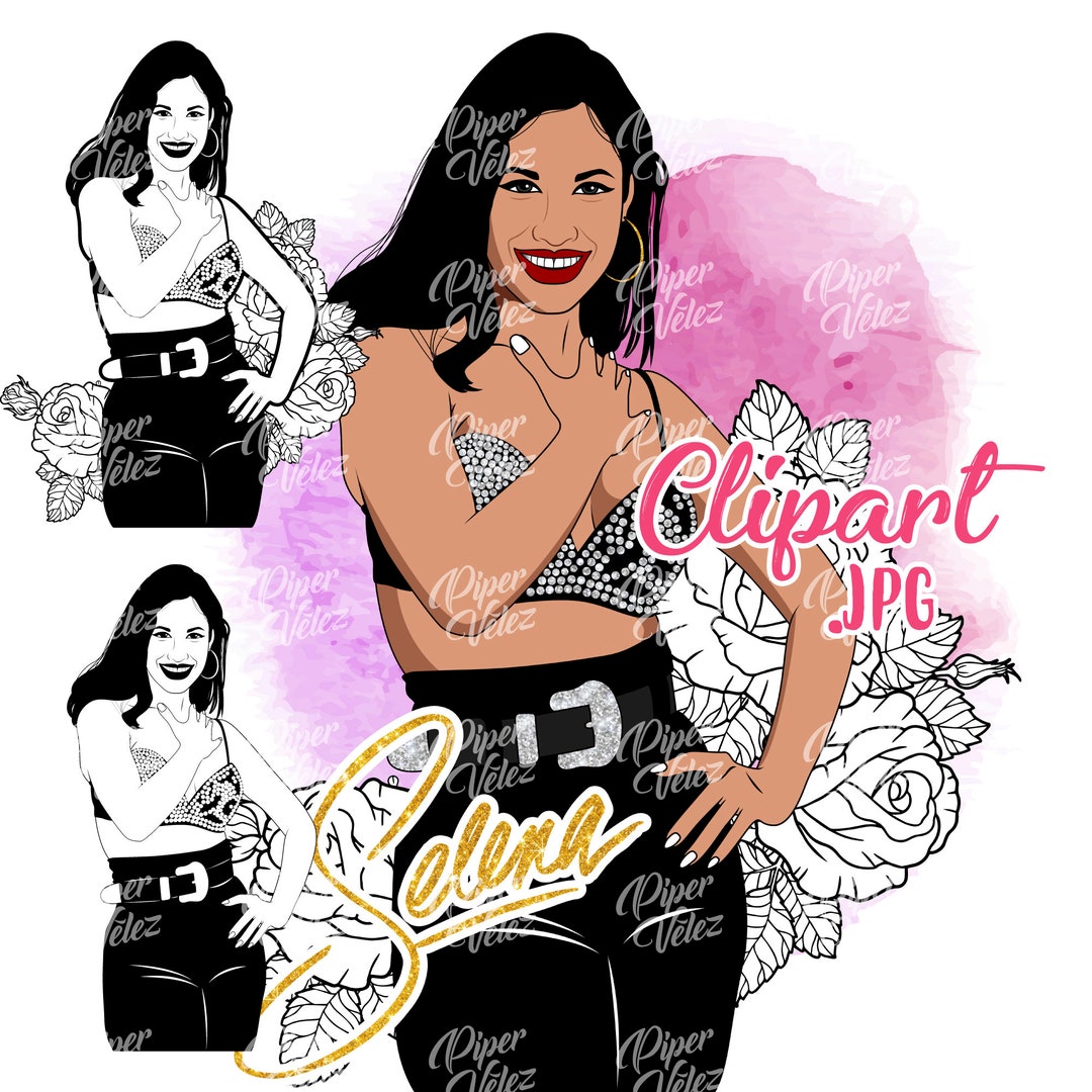 Selena Quintanilla Clipart, SVG, EPS, DXF - Etsy España