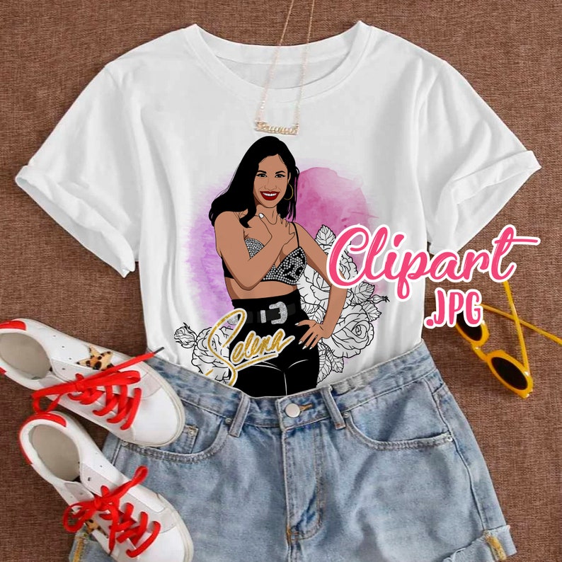 Selena Quintanilla Clipart SVG EPS DXF - Etsy