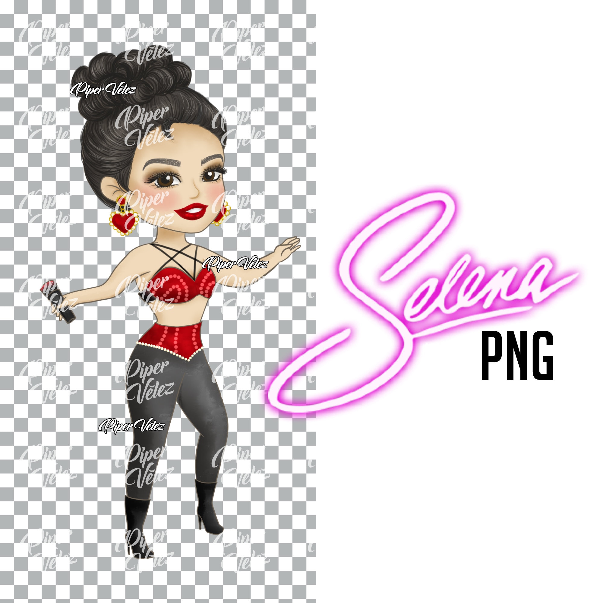 Digital Drawing & Illustration SELENA cartoon Selena sublimation Selena ...