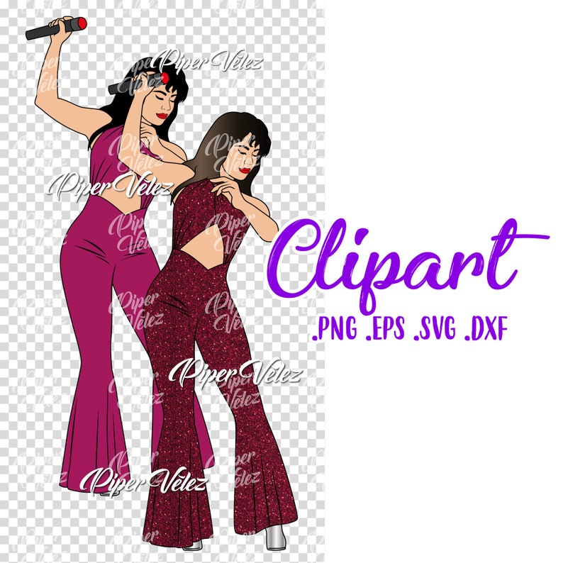 Selena Quintanilla Clipart SVG EPS DXF | Etsy