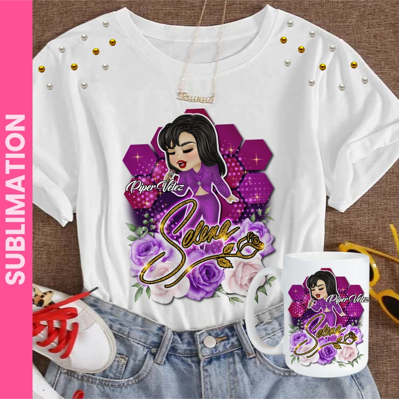 Selena Quintanilla Clipart PNG JPG - Etsy