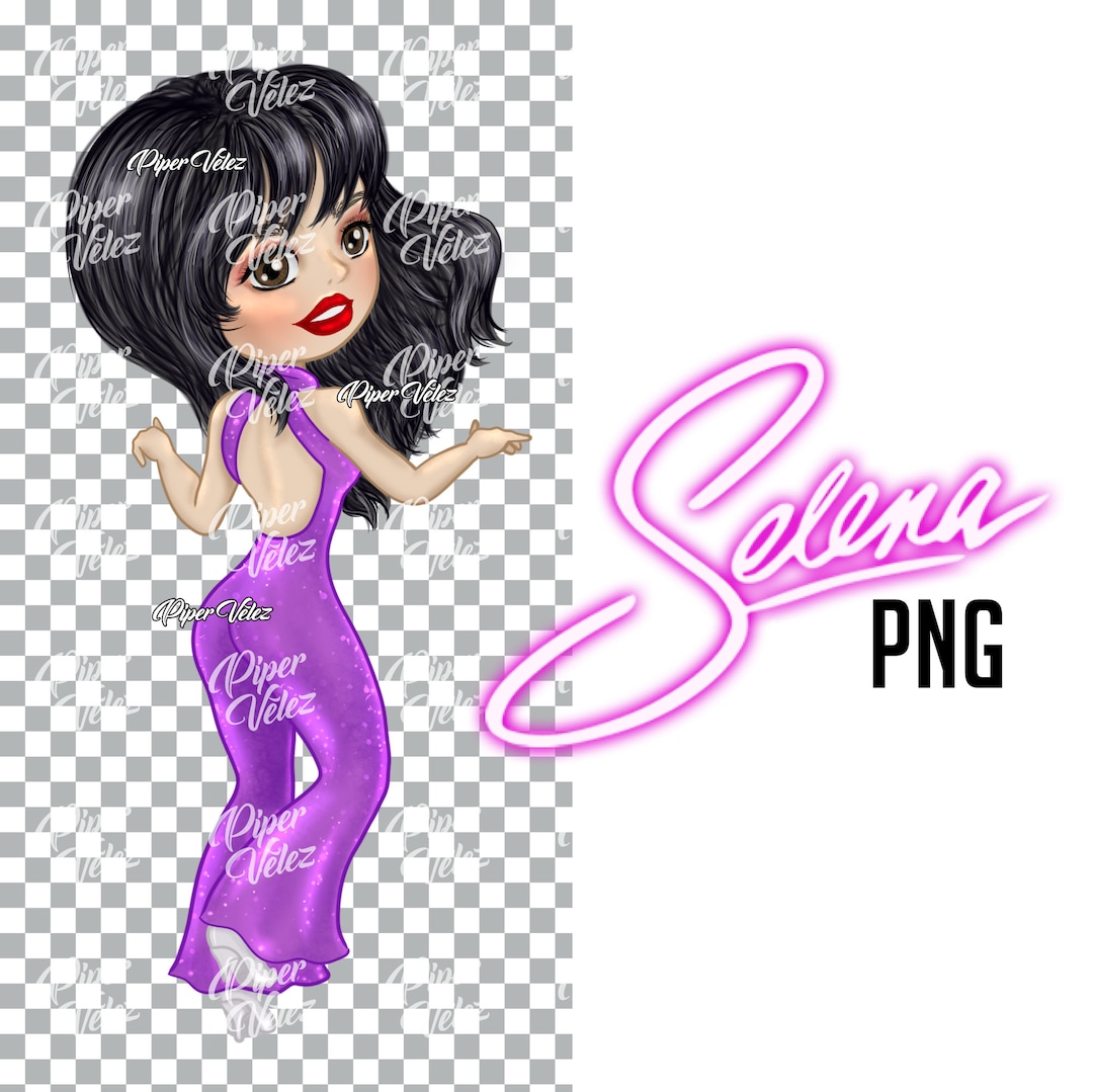 Clipart Selena Quintanilla Purple Suit PNG - Etsy