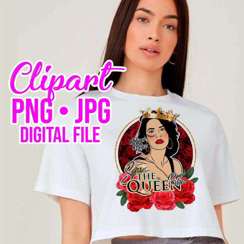 Selena Quintanilla Clipart PNG JPG Queen - Etsy España