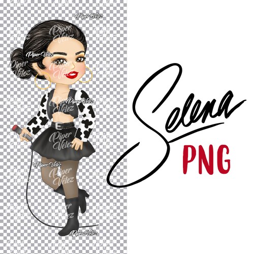 Selena Quintanilla Clipart Original PNG - Etsy