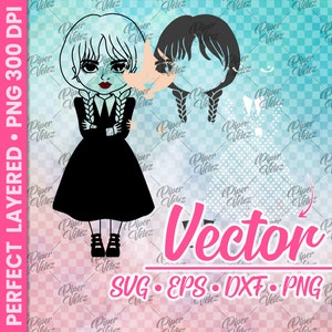 Wednesday Adams SVG Merlina Adams SVG Wednesday SVG Merlina svg ...