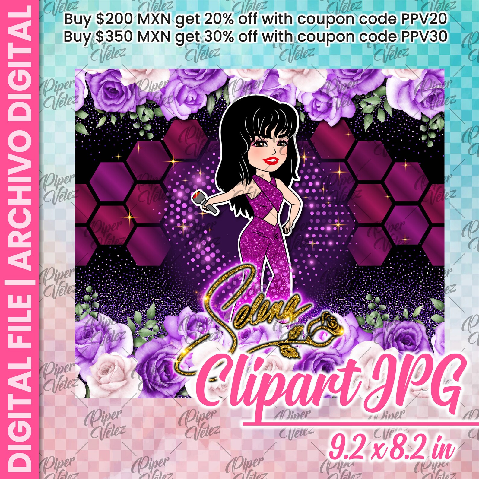 Selena Quintanilla Tumbler Design Sublimation File Digital - Etsy