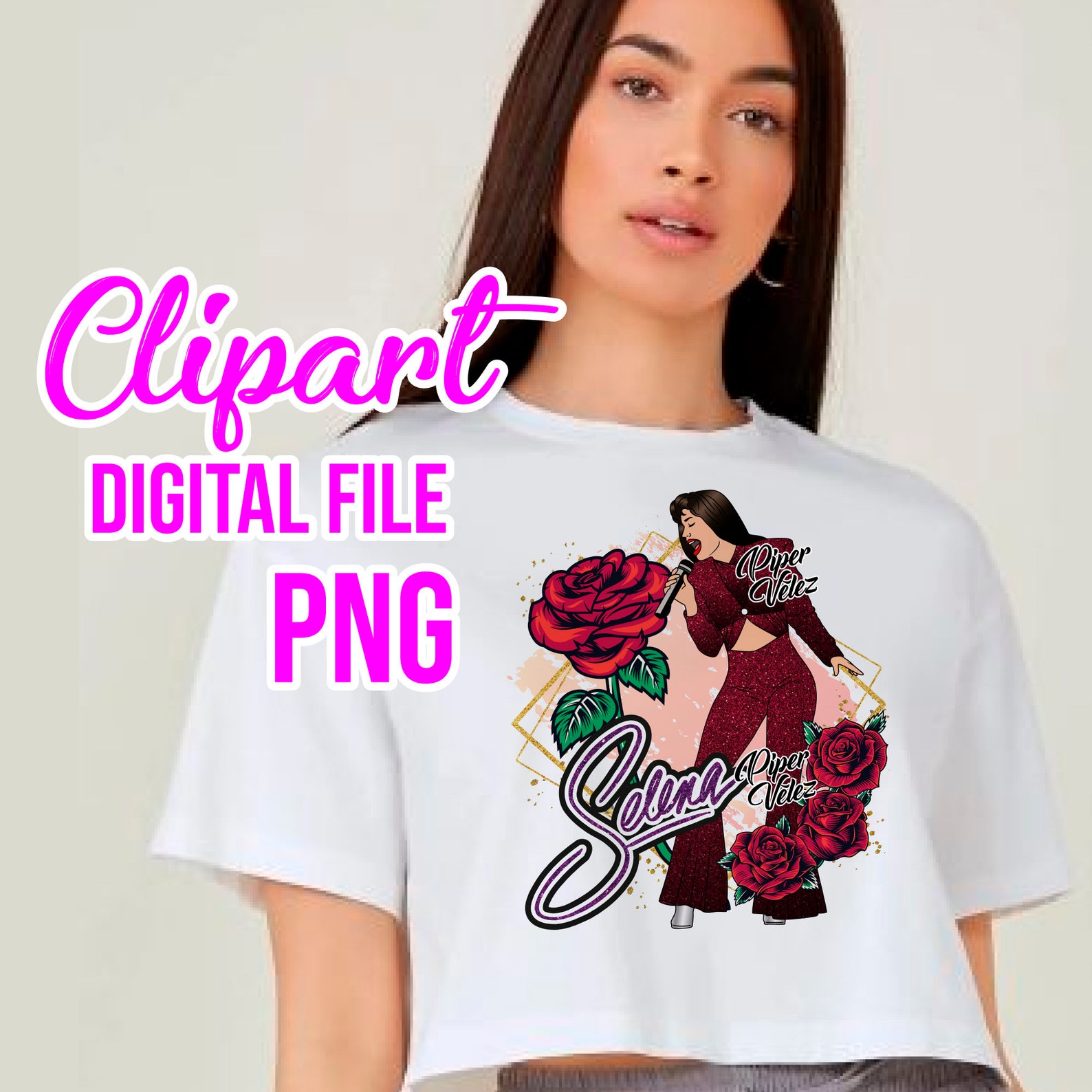 Selena Quintanilla Clipart Collection PNG Bundle - Etsy