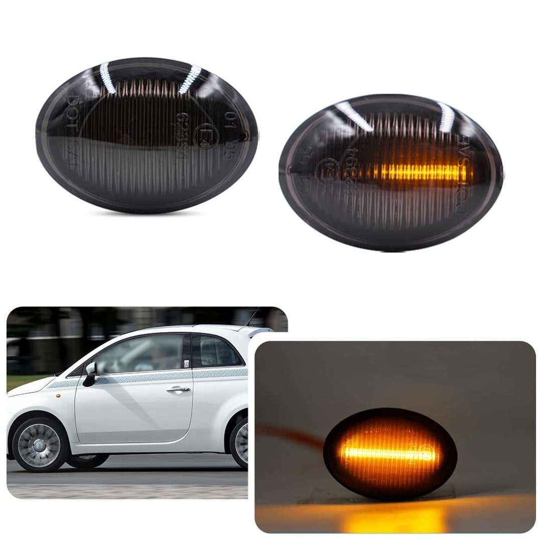 Fiat 500 / Abarth Flowing Side Scuttle Indicator Light - Etsy