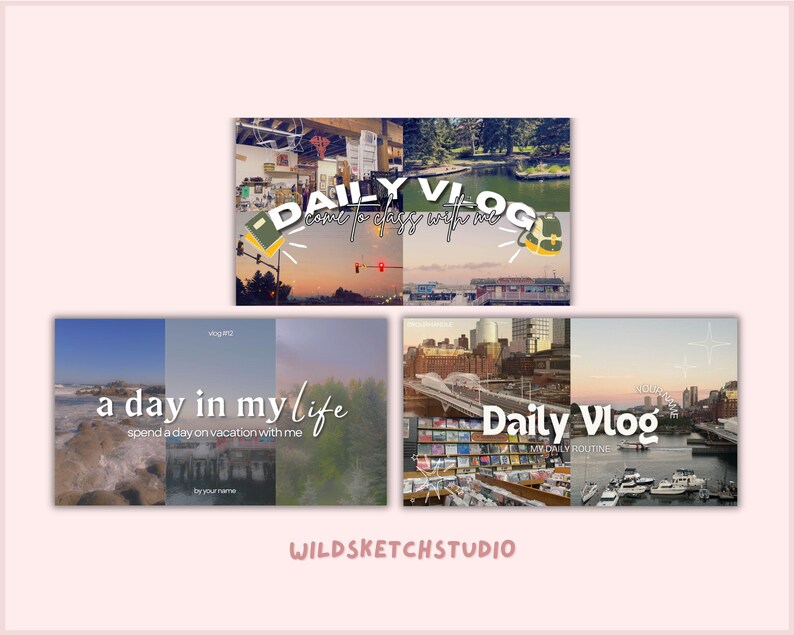 12 Editable Youtube Thumbnail Templates for Canva – Customizable, High ...