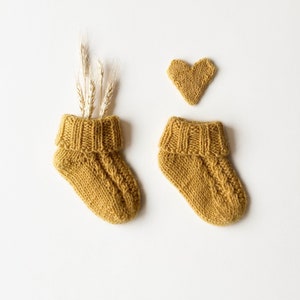 BABY SOCKS Knitting Pattern, Step-by-step Photo Tutorial, Perfect for ...