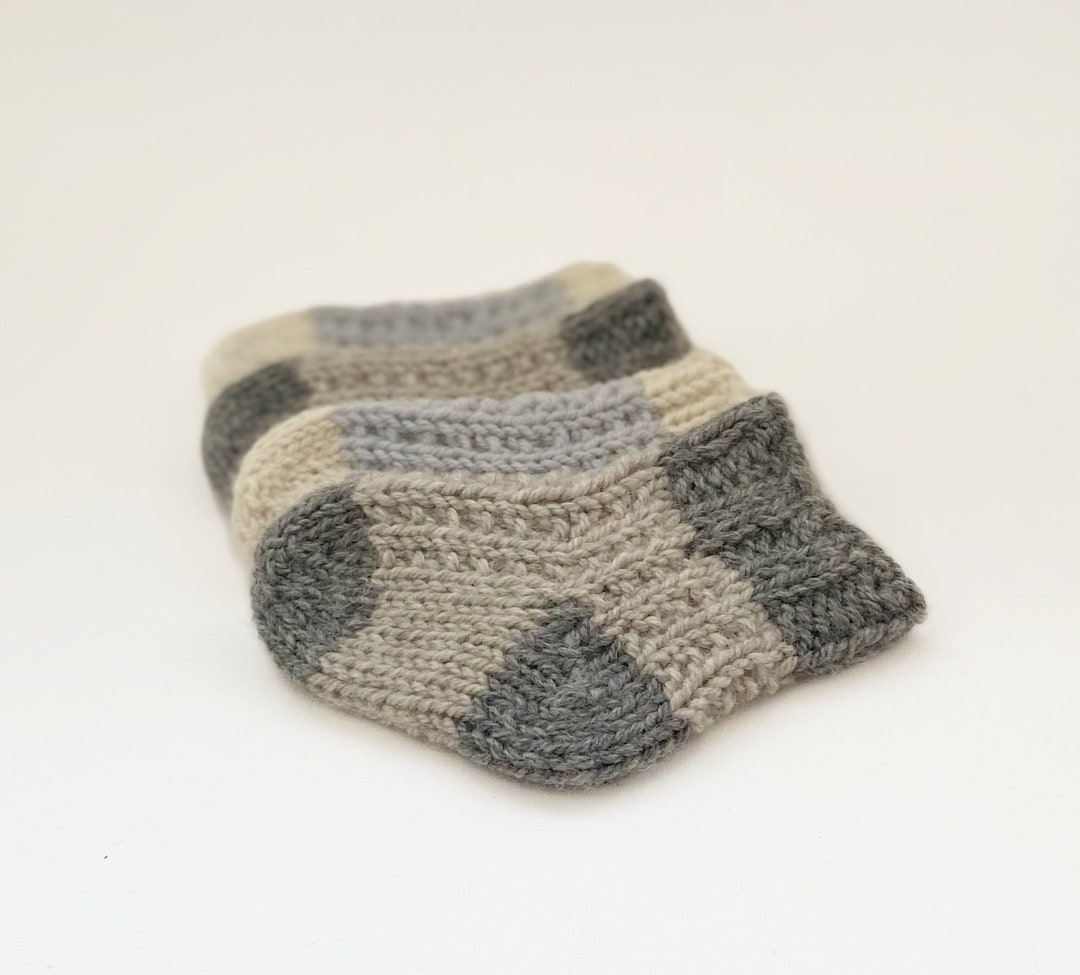 SIMPLE BABY SOCKS Knitting Pattern, Simple Baby Socks, Baby Knitting ...