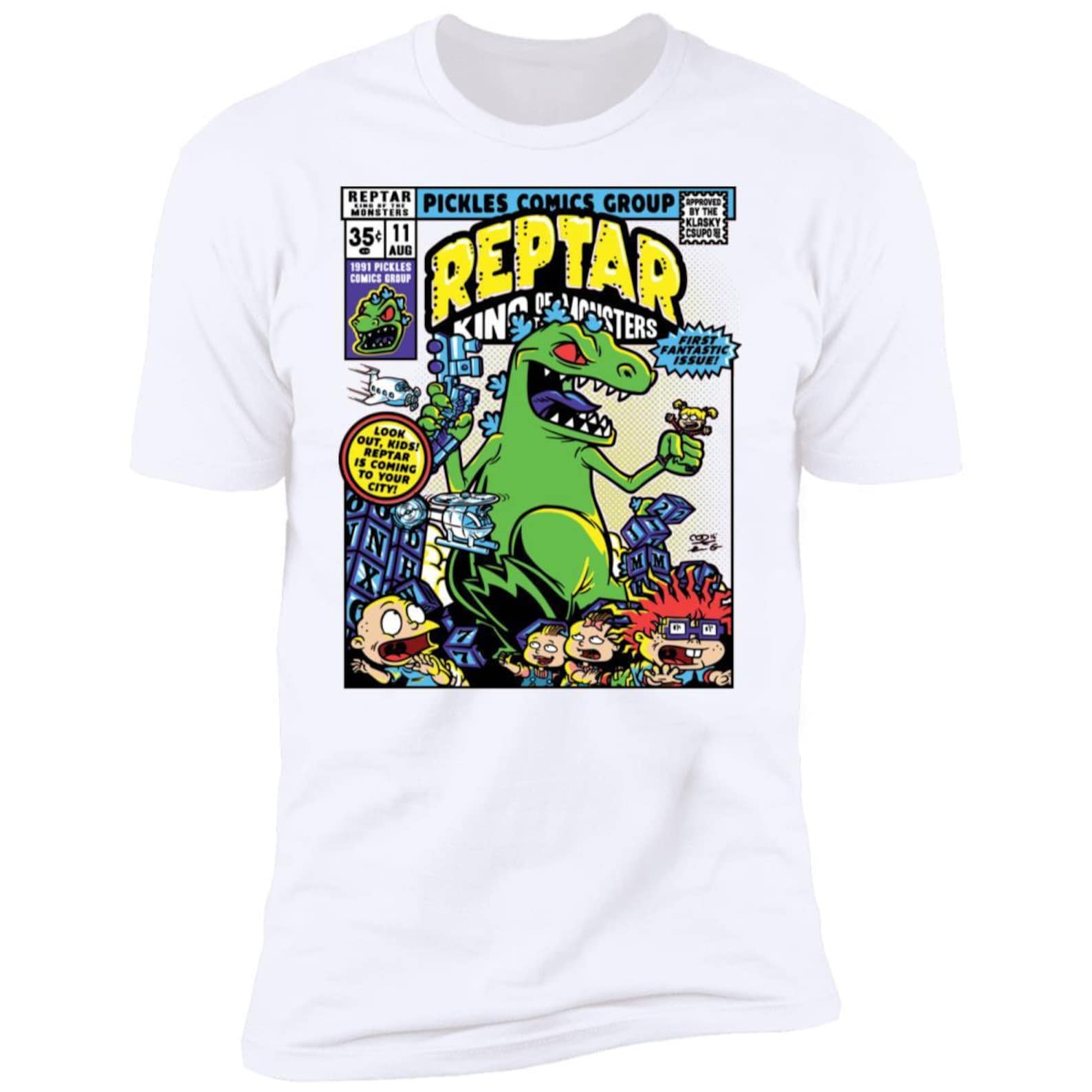 Reptar Custom Made Premium T-shirt - Etsy