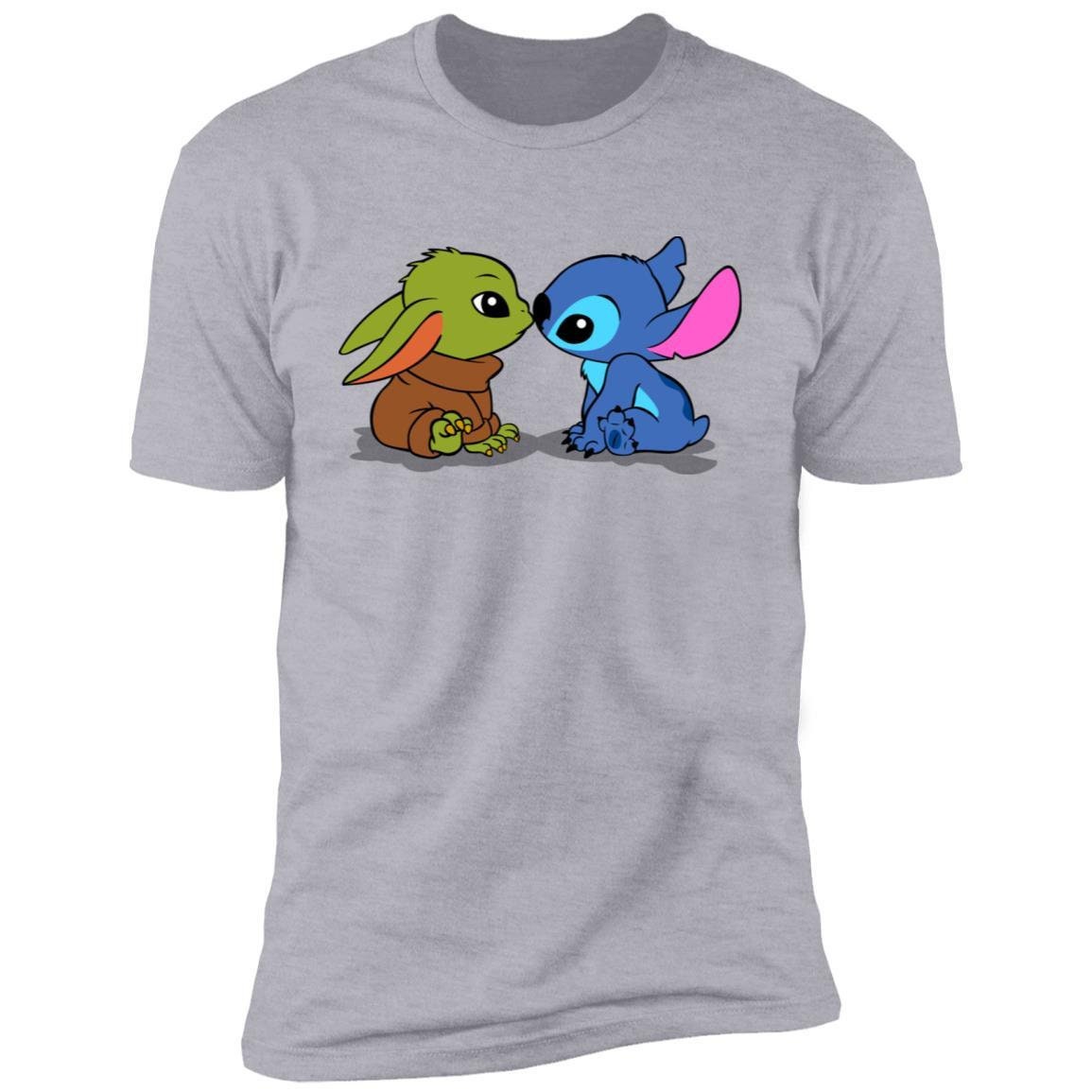 Stitch Yoda Kiss Custom Made Premium T-shirt - Etsy