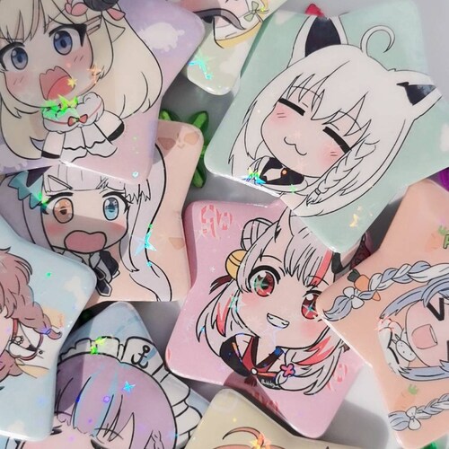 Gawr Gura Winked / Gawr Gura Sticker / Gura / Hololive English | Etsy