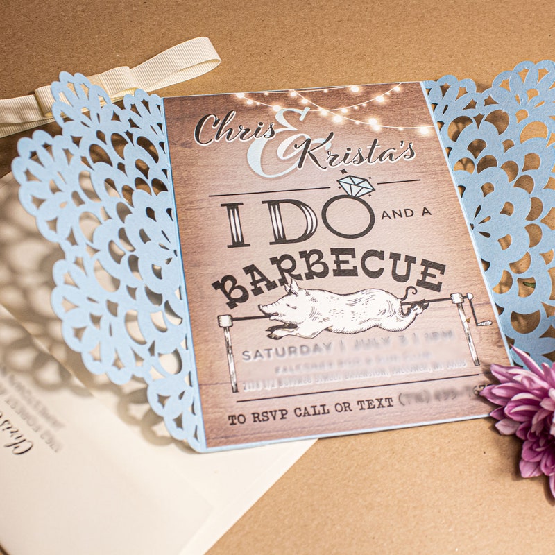 Fold Out Wedding Invite - Etsy
